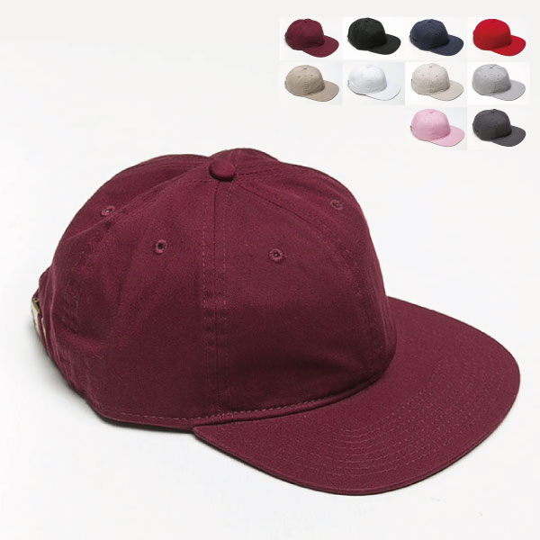 ニューハッタン フラットバイザーローキャップ-ツイル- | オリジナルTシャツのプリントプラン